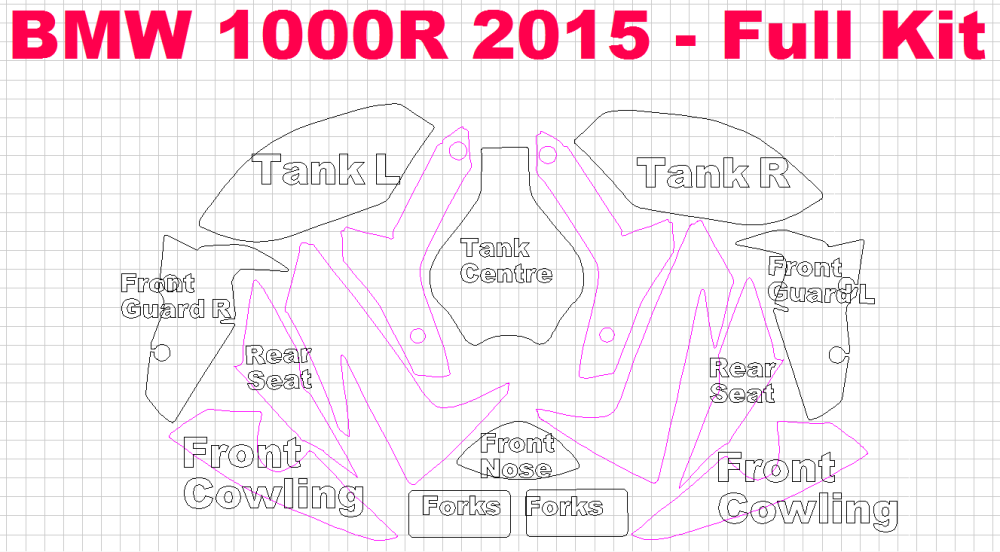 BMW R1200R Full Kit | Clear Armour